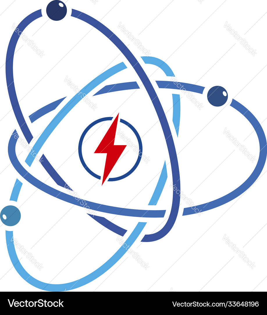 Atom energy icon Royalty Free Vector Image - VectorStock
