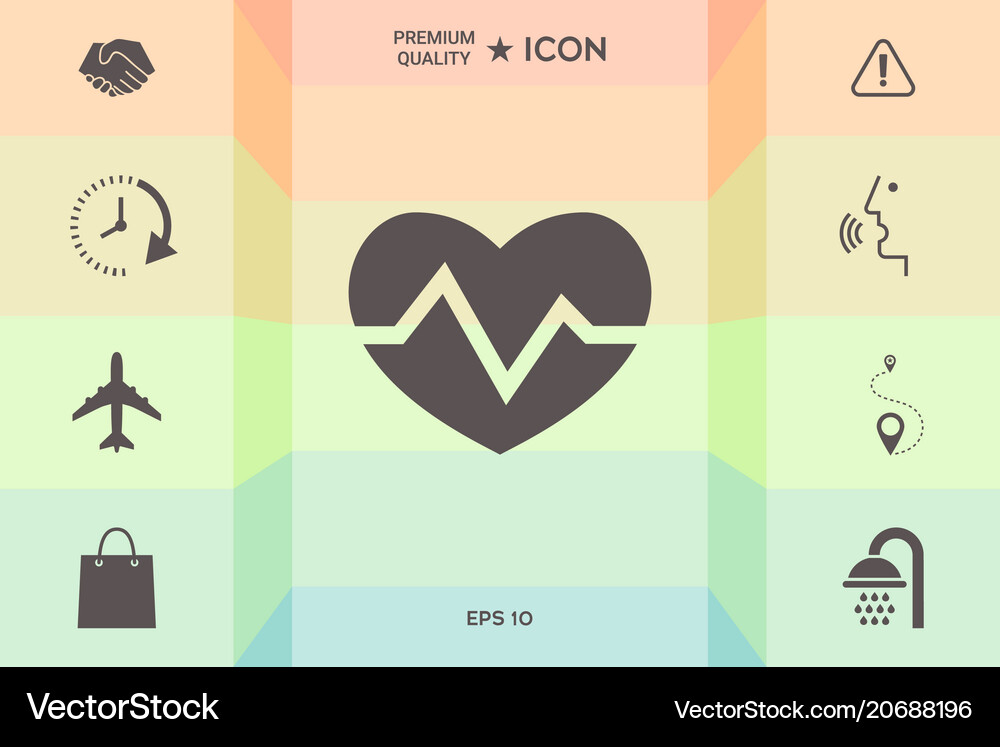 Heart medical icon (20688196) – Royalty-Free Vector | VectorStock