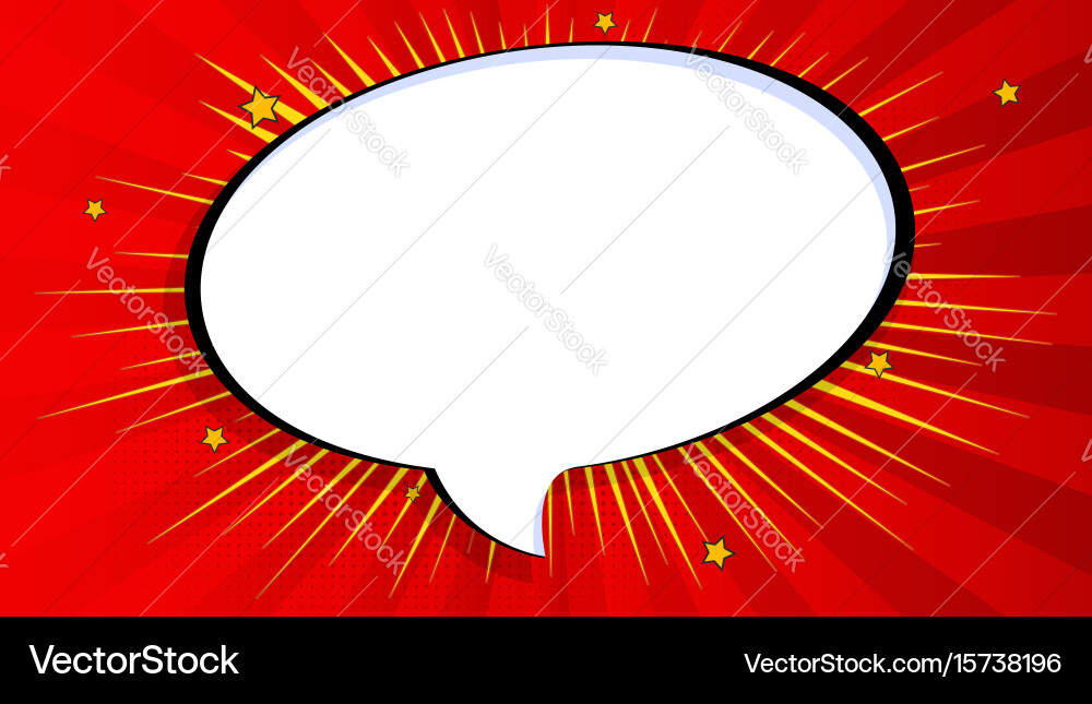 Pop art splash background explosion in comics Vector Image