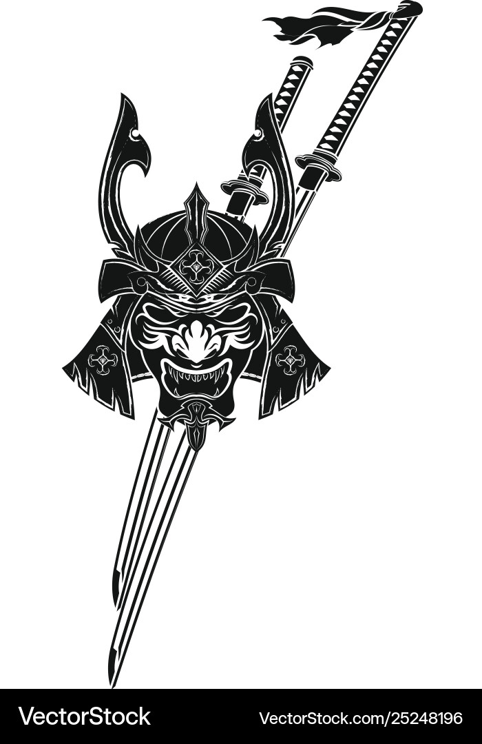 Samurai 0006 Royalty Free Vector Image - VectorStock