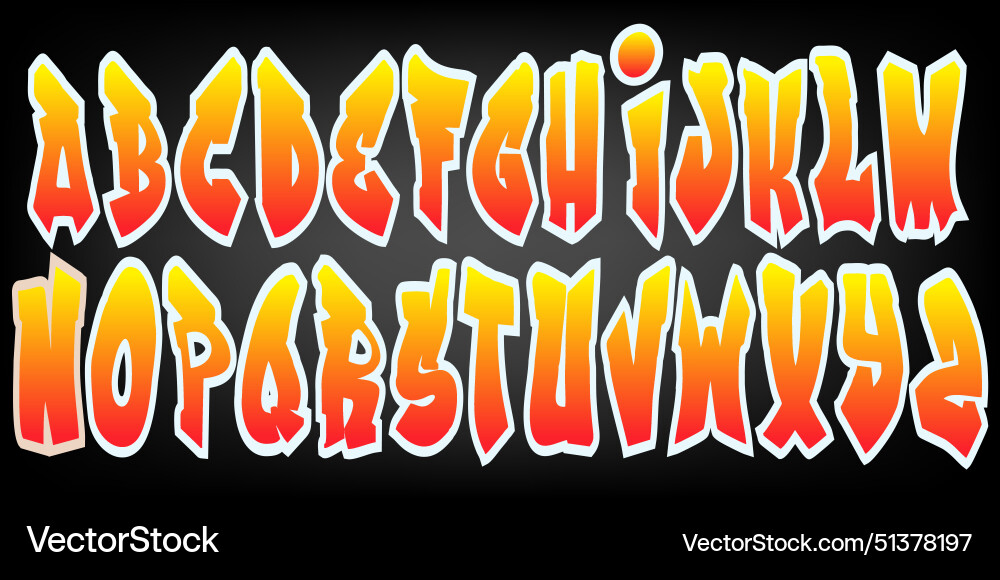 Free premium custom fonts 2 Royalty Free Vector Image