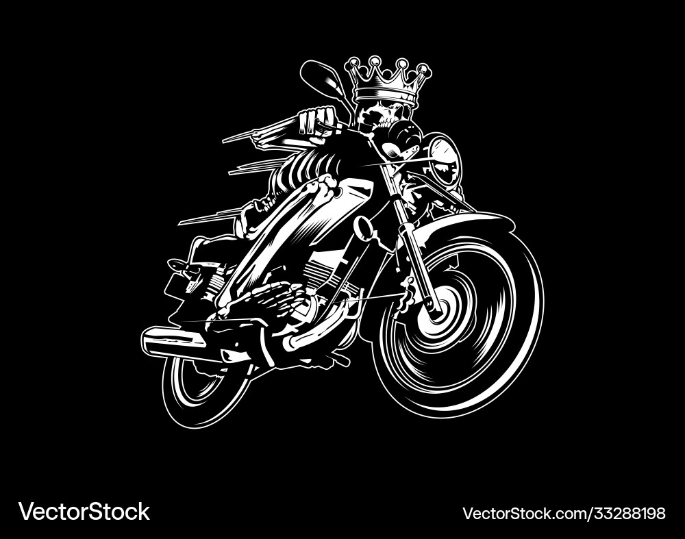 Biker 17 Royalty Free Vector Image - VectorStock