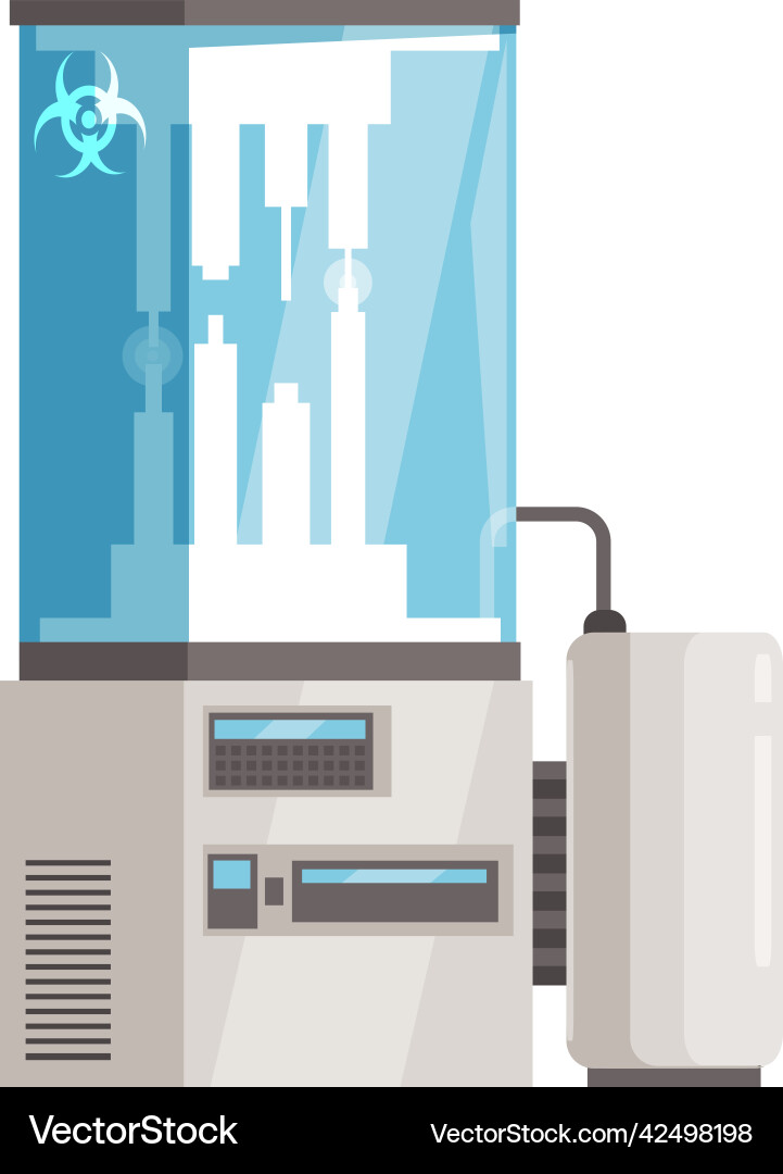 Lab apparatus doodle composition Royalty Free Vector Image