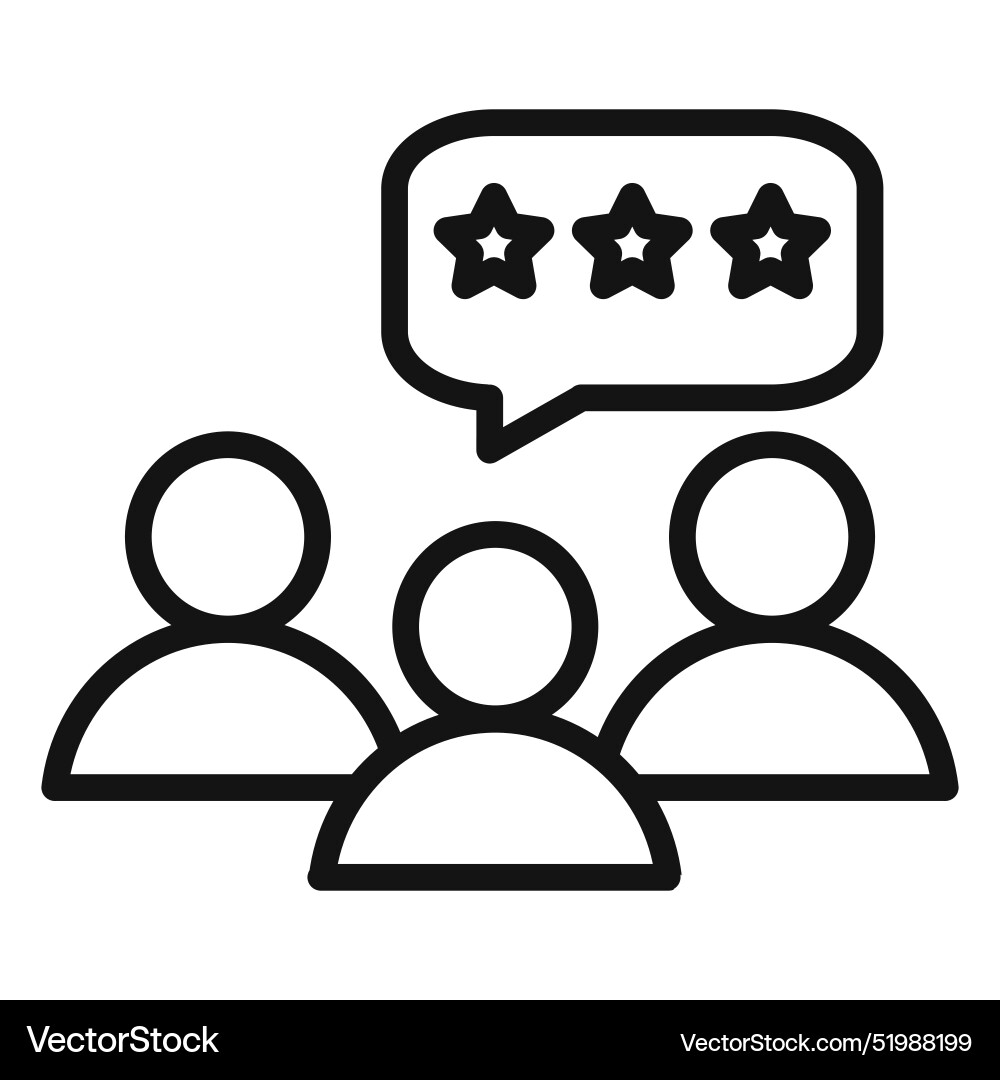 Feedback icon mark in filled style Royalty Free Vector Image