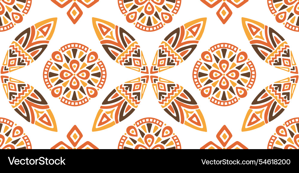 African style seamless pattern Royalty Free Vector Image