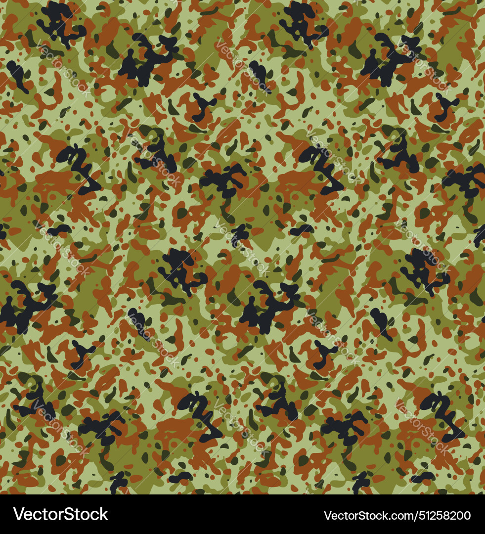 Flecktarn style camouflage pattern Royalty Free Vector Image