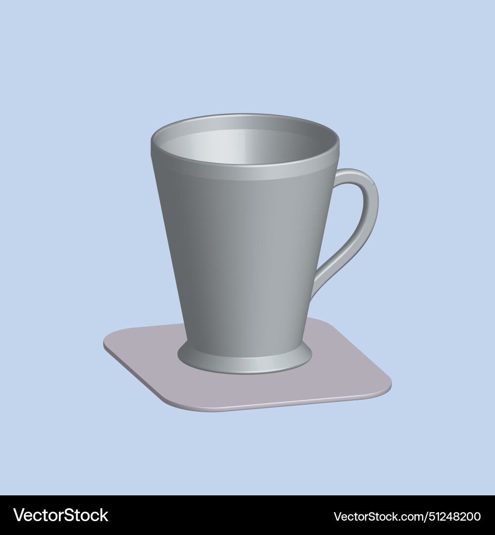 Tea cup design Royalty Free Vector Image - VectorStock