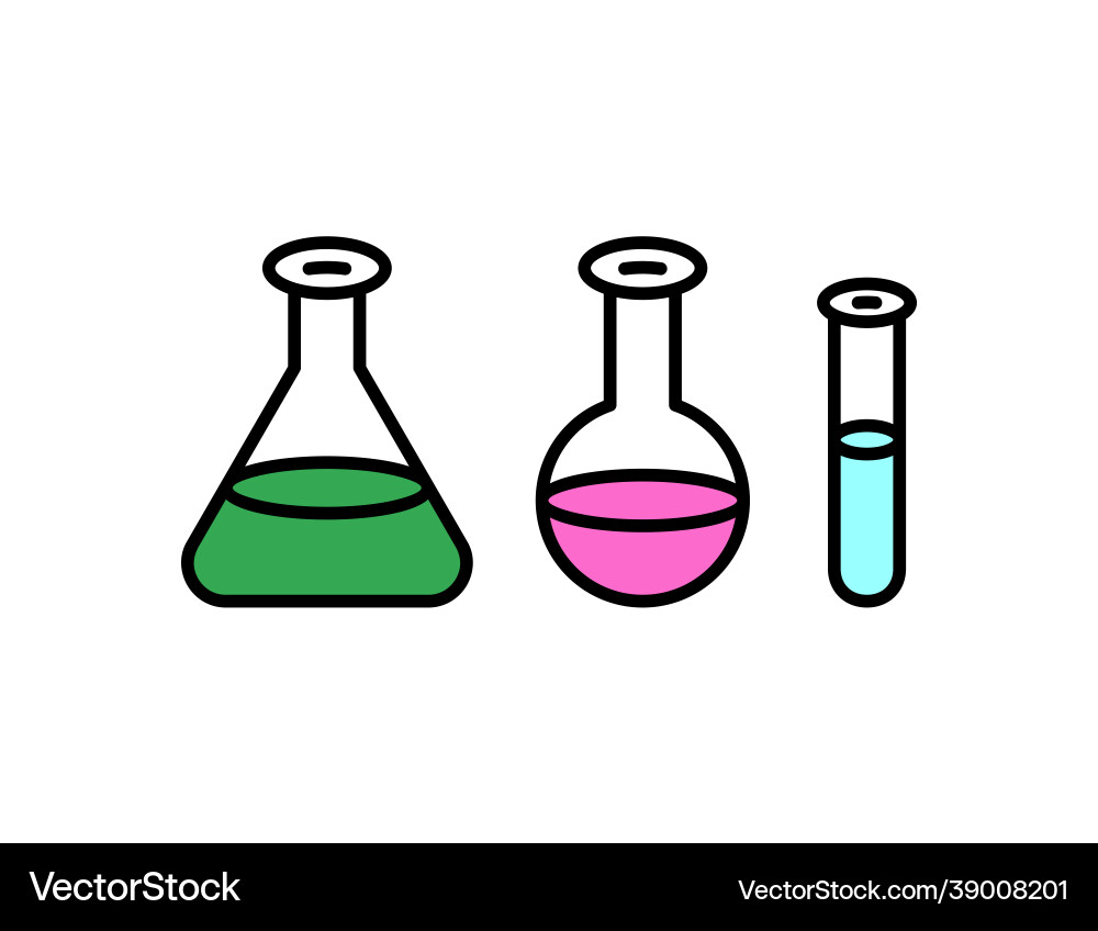 Flask icon Royalty Free Vector Image - VectorStock