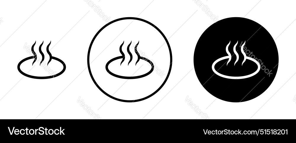 Onsen icon Royalty Free Vector Image - VectorStock