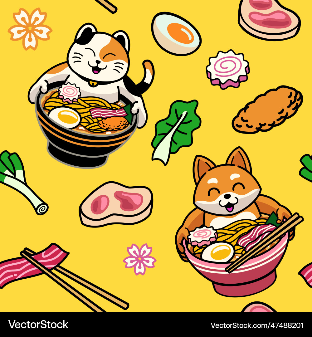 Cat Noodle Vector Images (over 470)