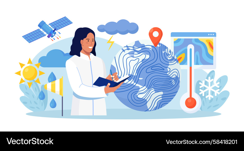 Weather Science & Meteorology – Royalty-Free Vector | VectorStock