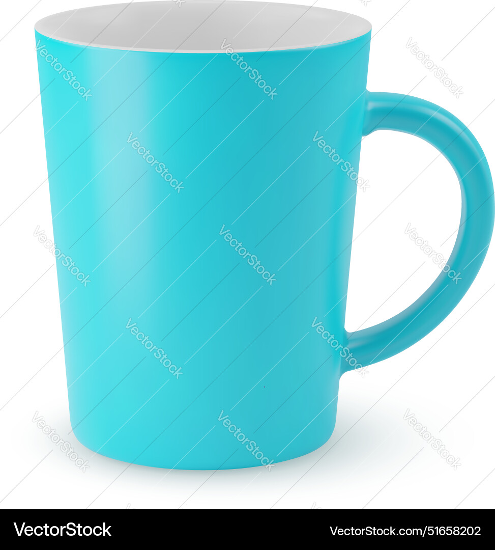 Empty cup Royalty Free Vector Image - VectorStock