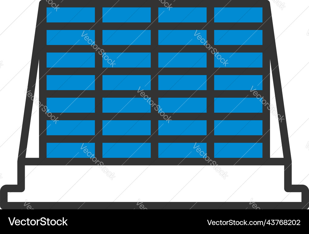 Icon of construction pallet Royalty Free Vector Image