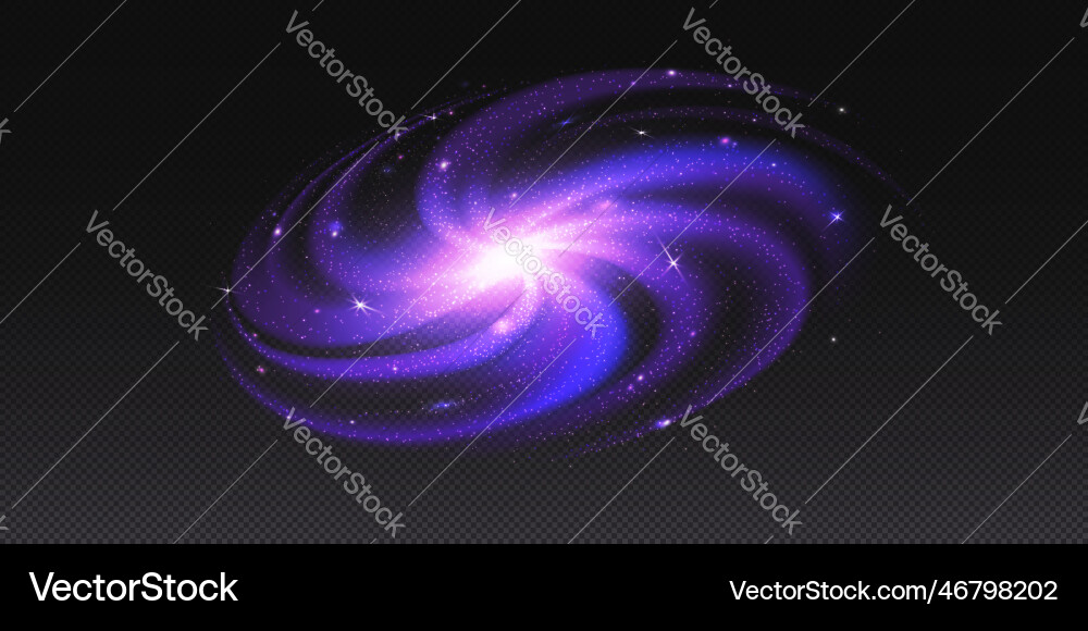 Nebula Galaxy Star Background Royalty Free Vector Image