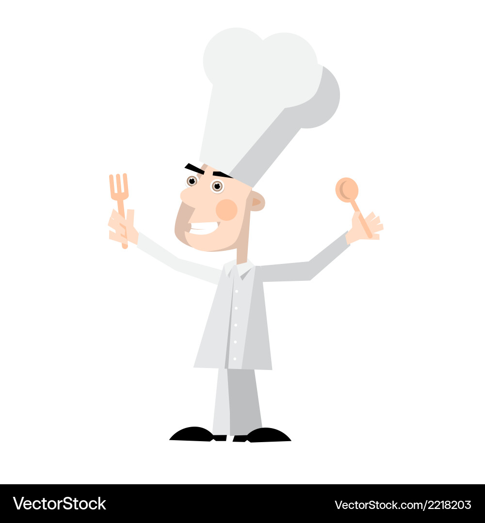 Chef - cook Royalty Free Vector Image - VectorStock