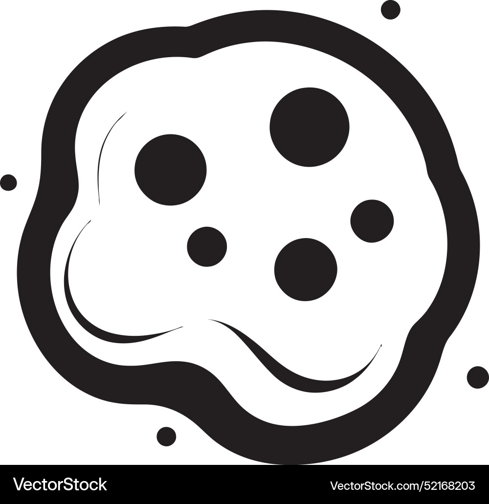 Obsidian sweets cookie editiontempting in black Vector Image