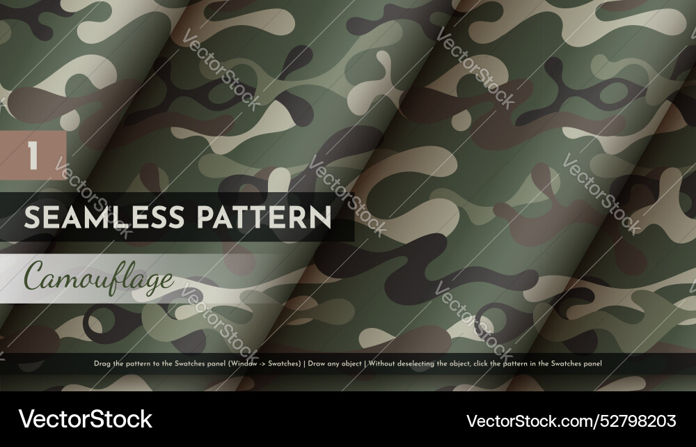 Seamless camouflage pattern war Royalty Free Vector Image