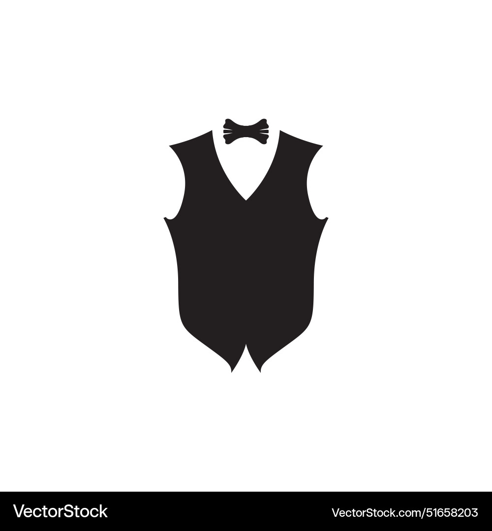 Suit bow tie design Royalty Free Vector Image - VectorStock