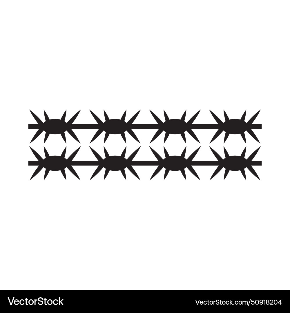 Barbed wire icon Royalty Free Vector Image - VectorStock