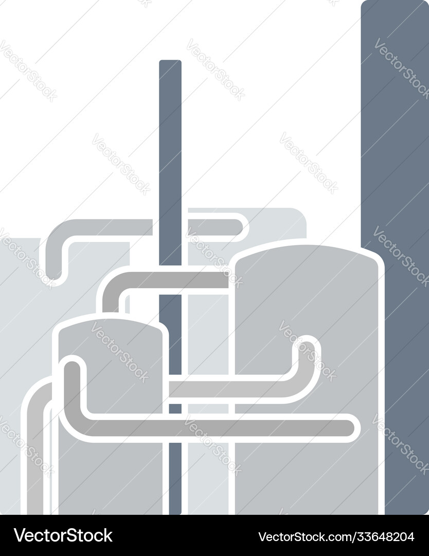 Chemical plant icon Royalty Free Vector Image - VectorStock