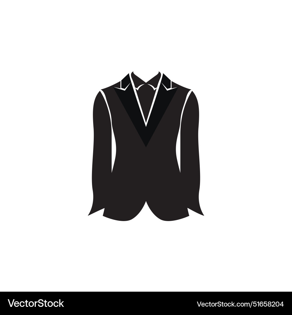 Suit bow tie design Royalty Free Vector Image - VectorStock