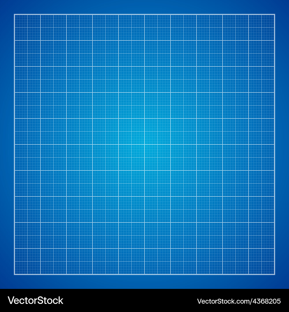 Blue Grid Paper Background Royalty Free Vector Image