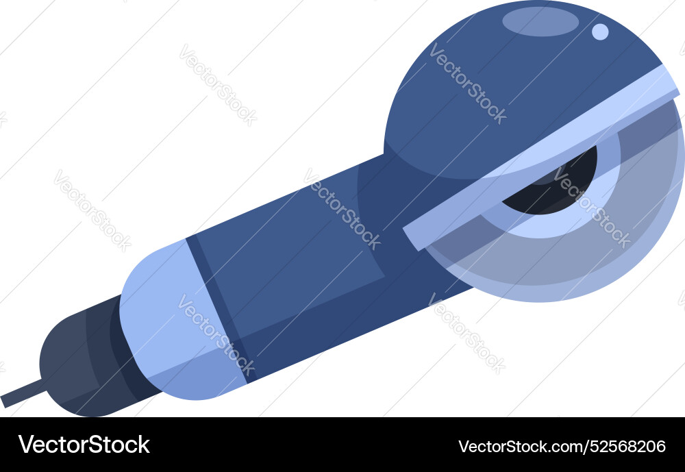 Angle grinder cutting disc tool using electric Vector Image