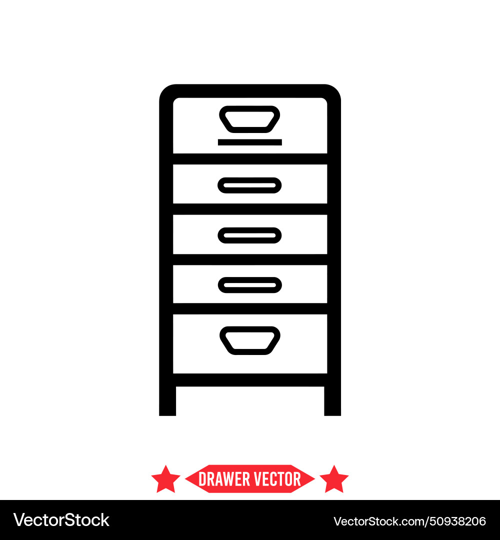 Drawer collection enhance your design portfolio Vector Image