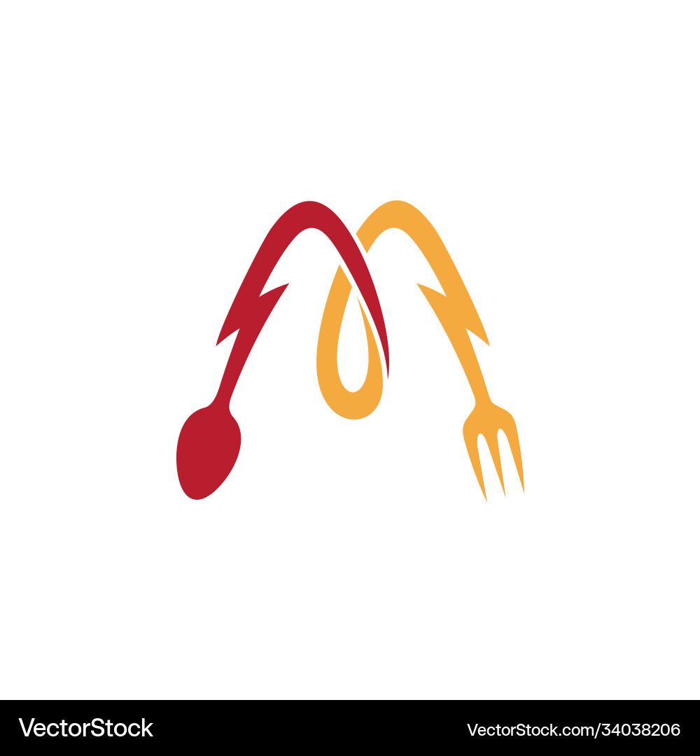 Makanan M Logo M Food Logo Stock Vector Images Alamy