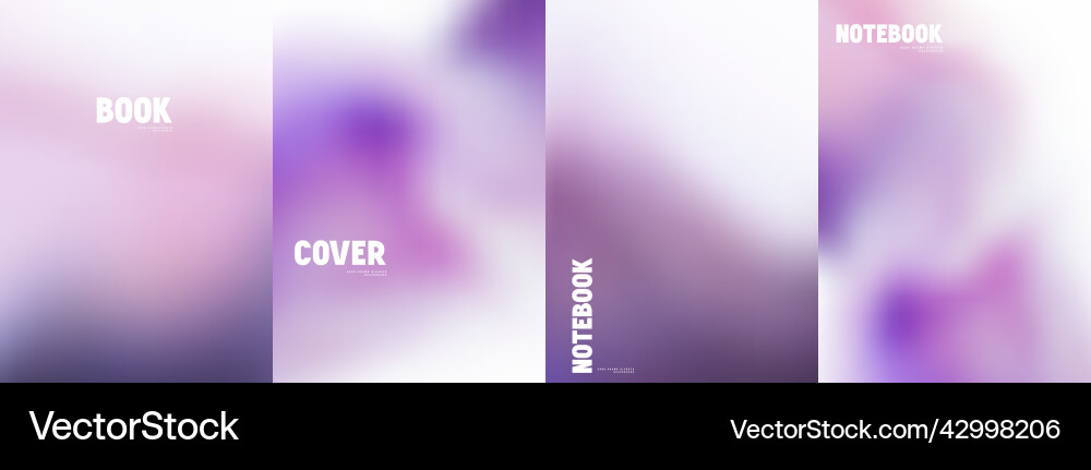 Set of cover templates Royalty Free Vector Image