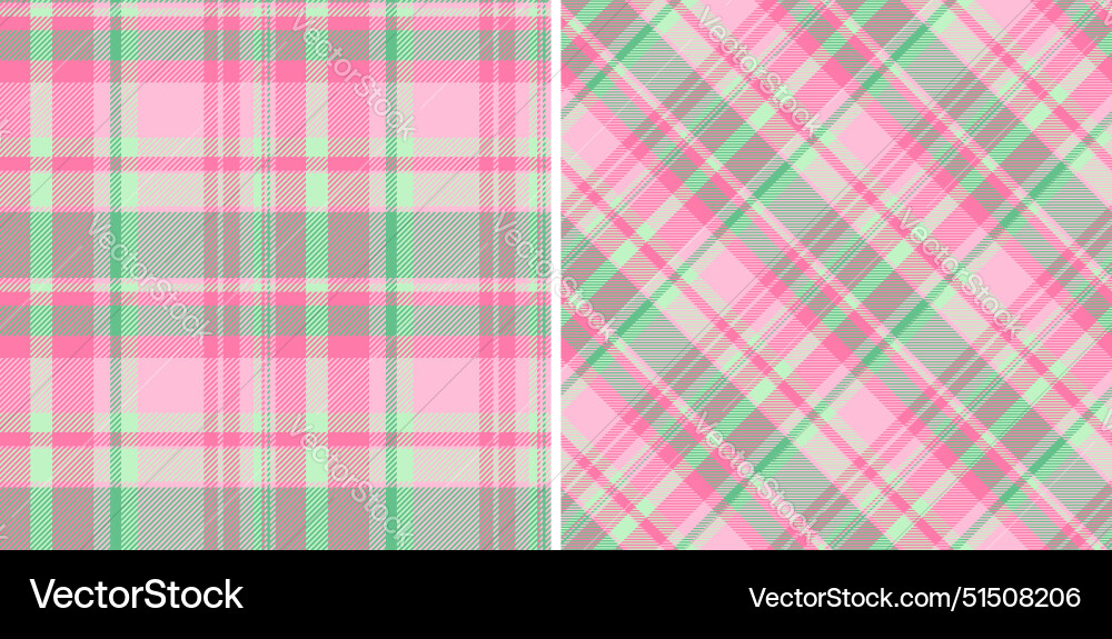 Textile texture pattern of seamless check Vector Image