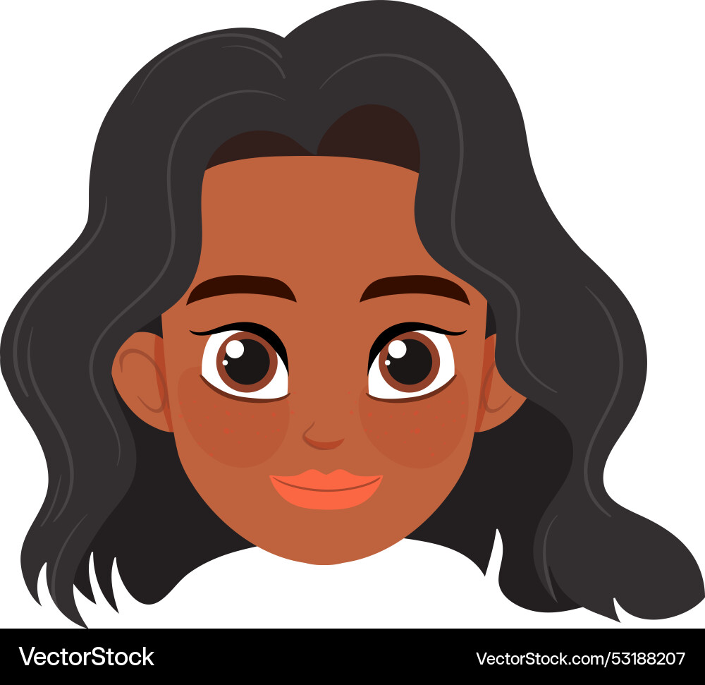 A smiling woman Royalty Free Vector Image - VectorStock