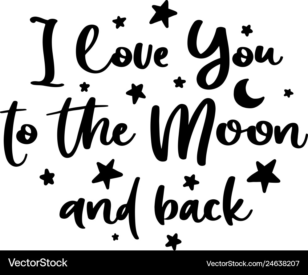 Typography romantic poster Royalty Free Vector Image