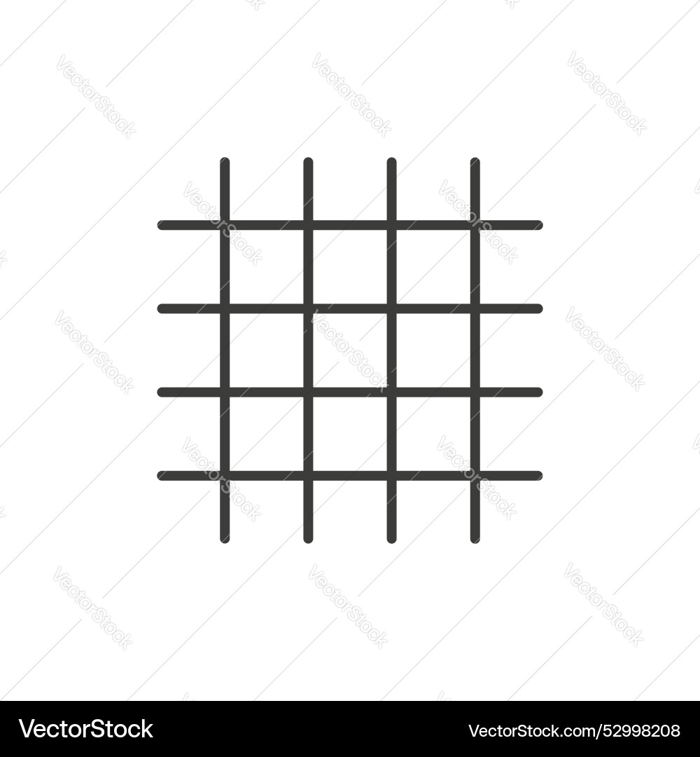 Grid Symbol gesetzt Koordinatensymbol in schwarz gefüllt