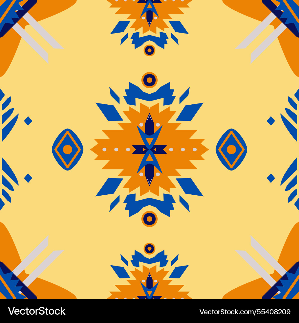 Seamless pattern geometric ethnic native Vector Image
