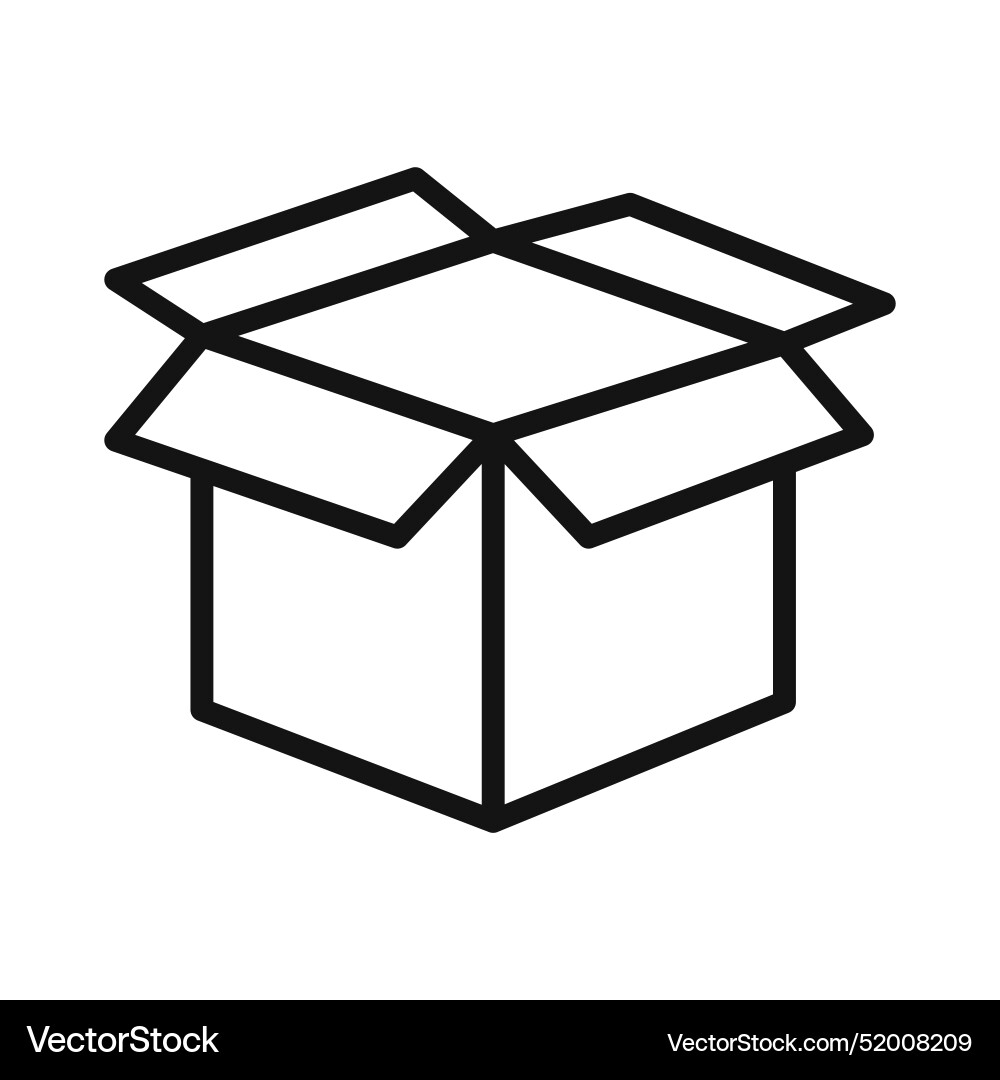 Storage box icon ideal for packing and moving Vector Image