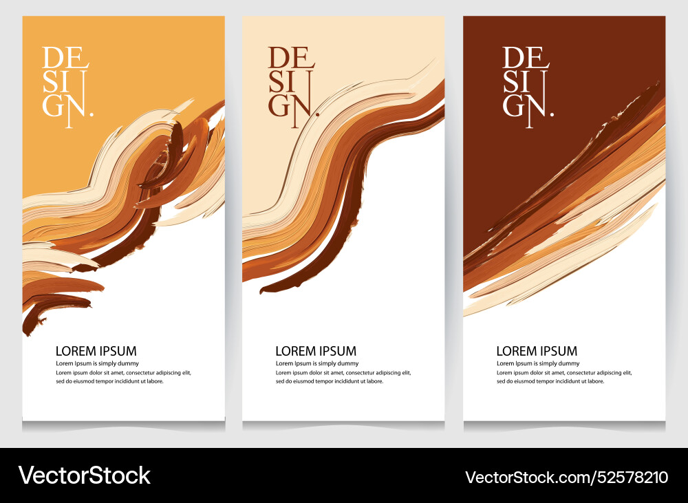 Banner design with modern abstract background Vector Image