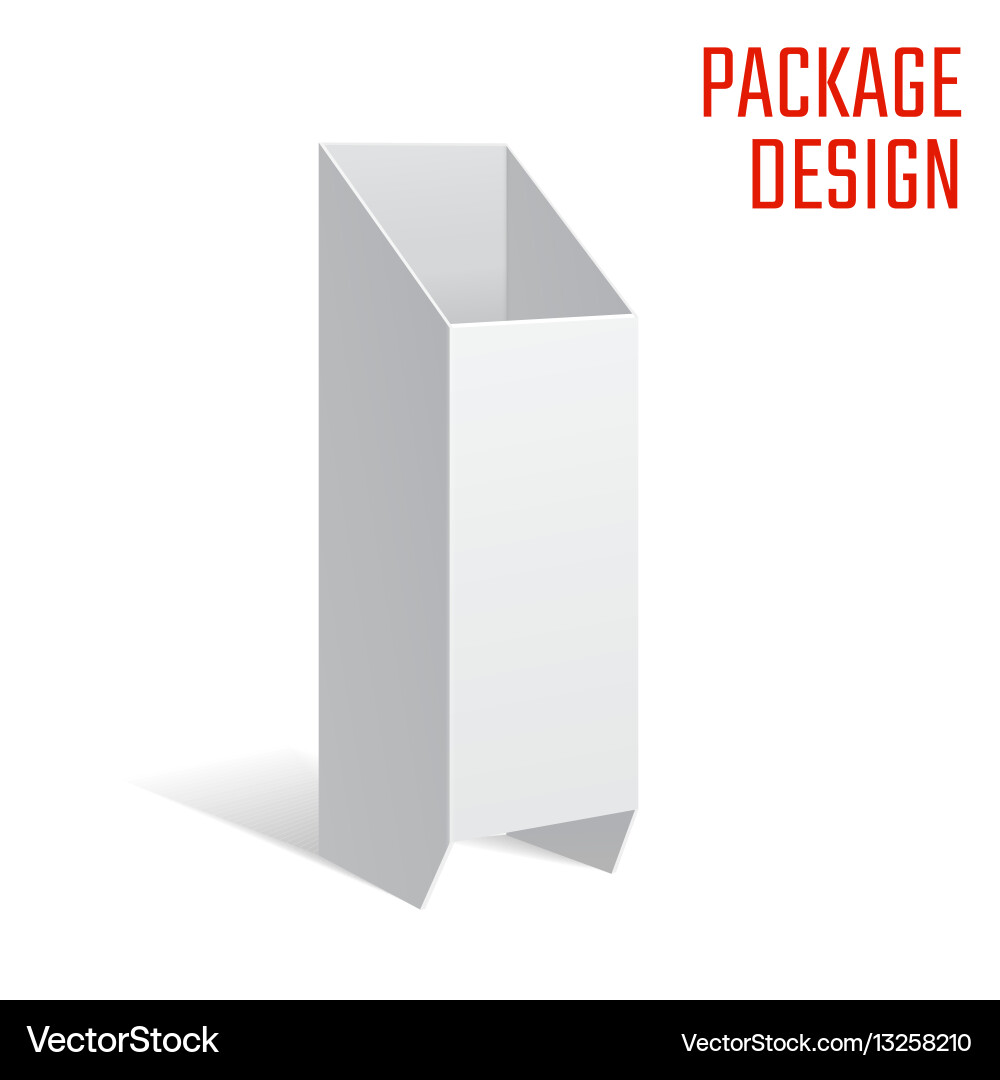 Diecut craft box 1 Royalty Free Vector Image - VectorStock