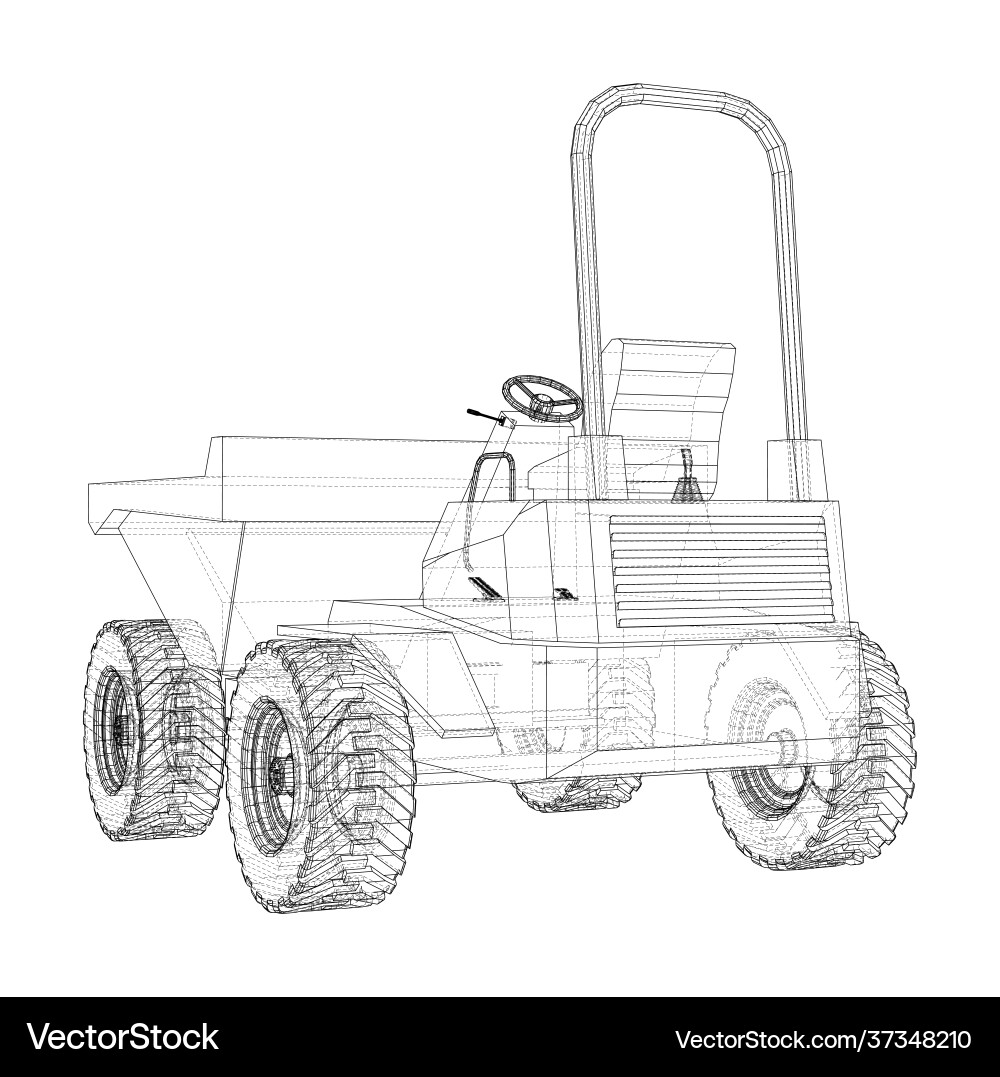 Dumper truck Royalty Free Vector Image - VectorStock