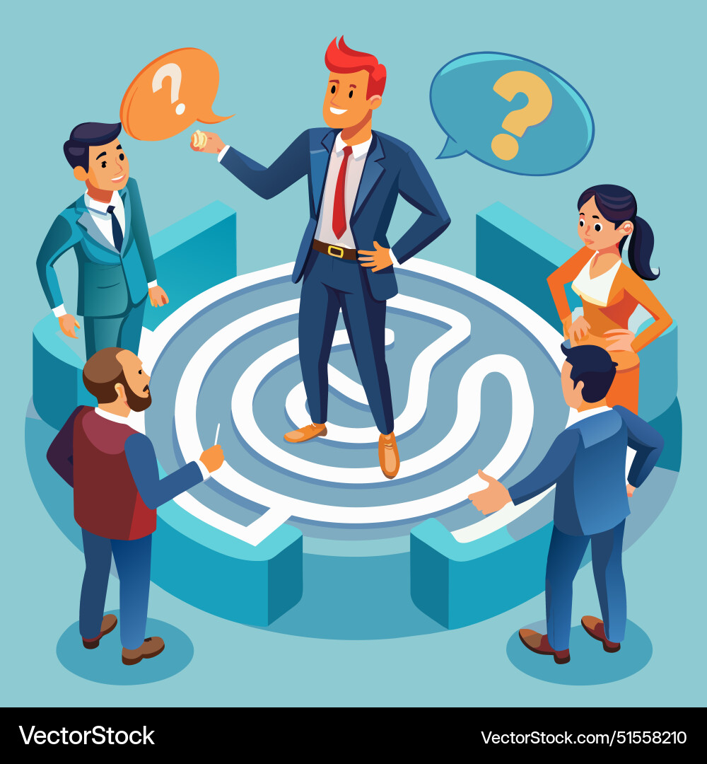 Ramble confused explanation or bad communication Vector Image