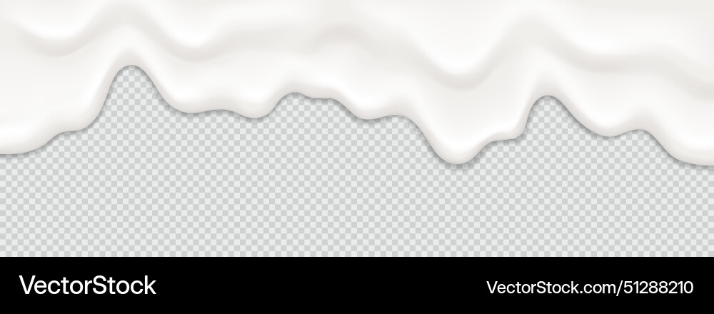 Yogurt milk or cream surface creamy liquid melt Vector Image