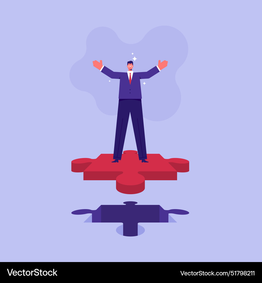 Completion mission concept Royalty Free Vector Image