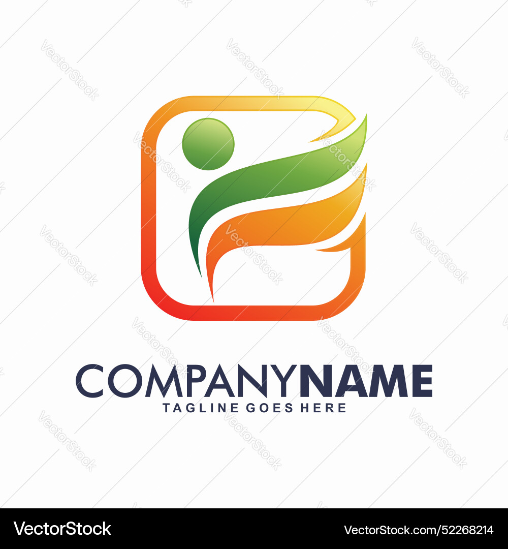 Letter f logo element symbol – Royalty-Free Vector | VectorStock