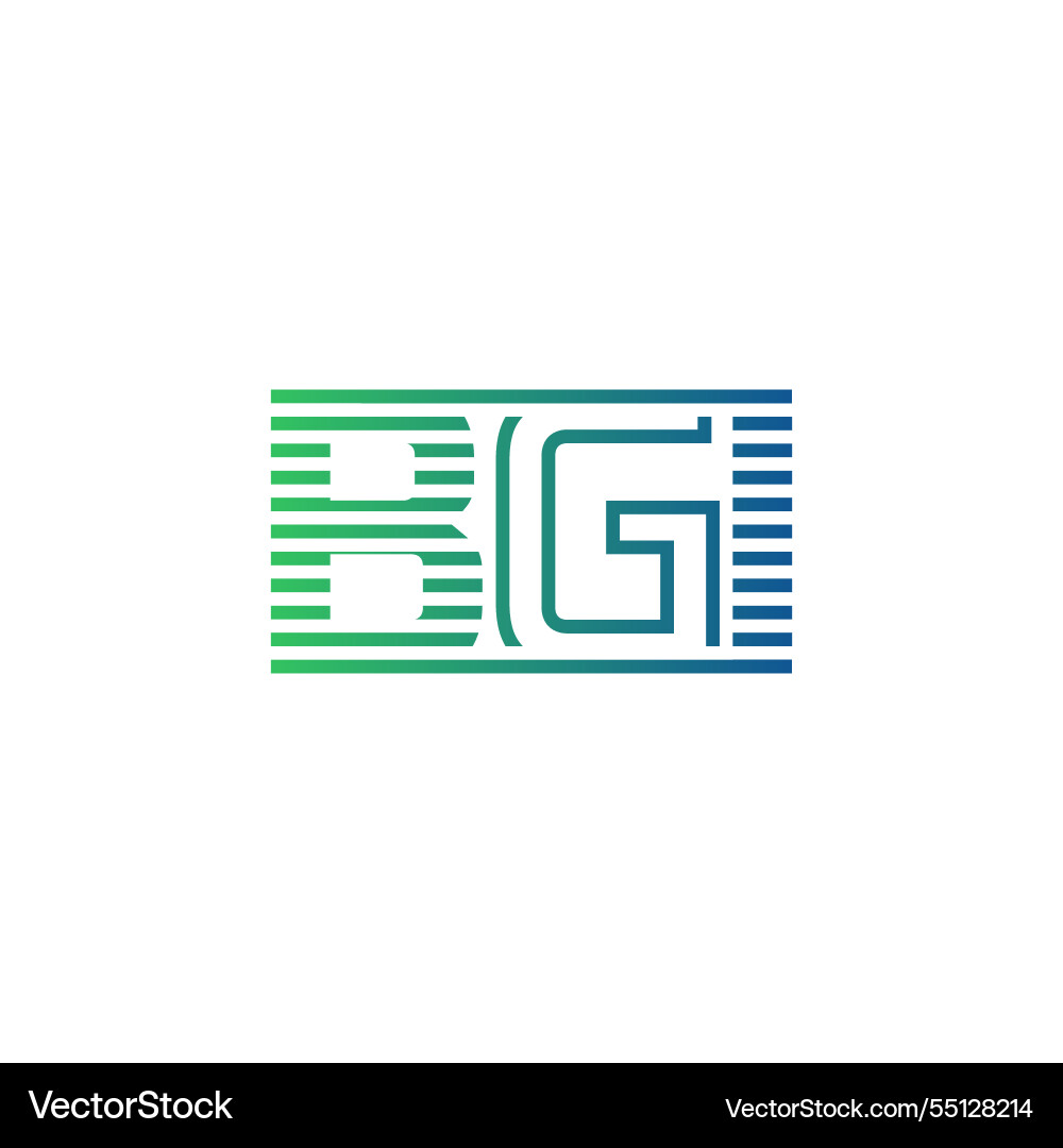 Modern bgi logo design letter minimalist – Royalty-Free Vector ...