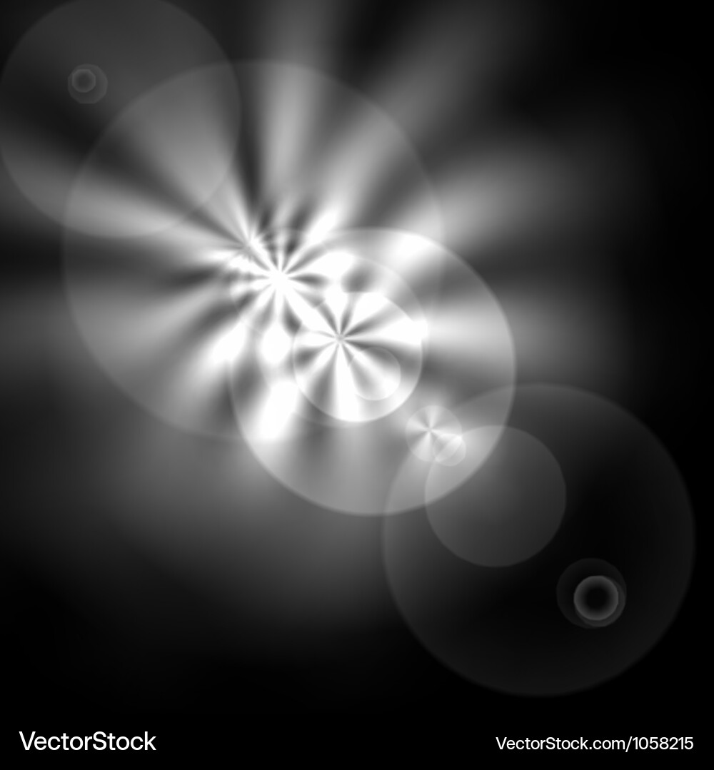 Light flare special effect Royalty Free Vector Image