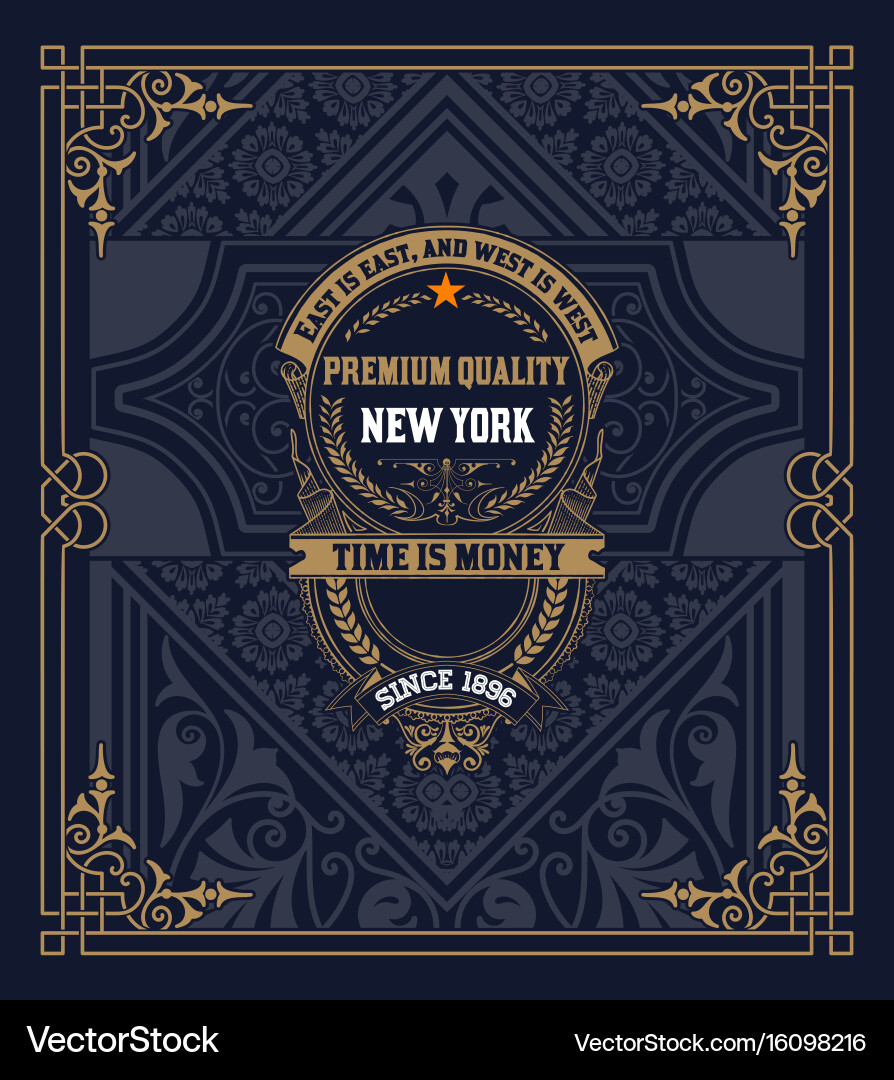 Vintage card Royalty Free Vector Image - VectorStock