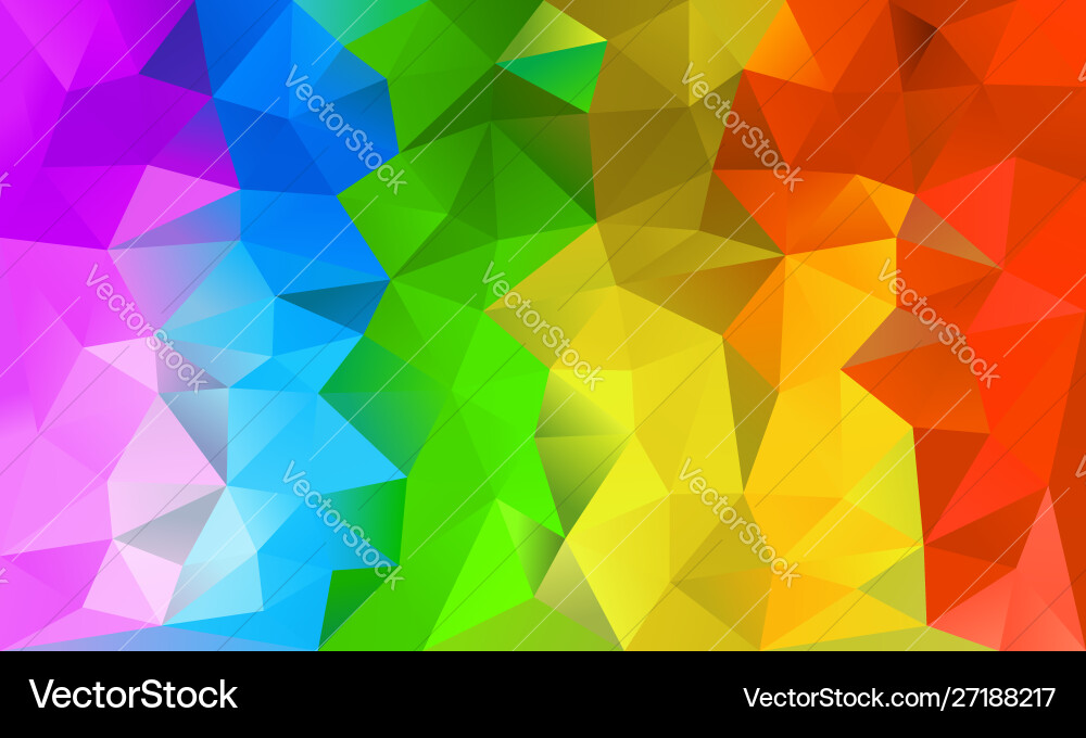 Low poly background colorful color multicolor Vector Image