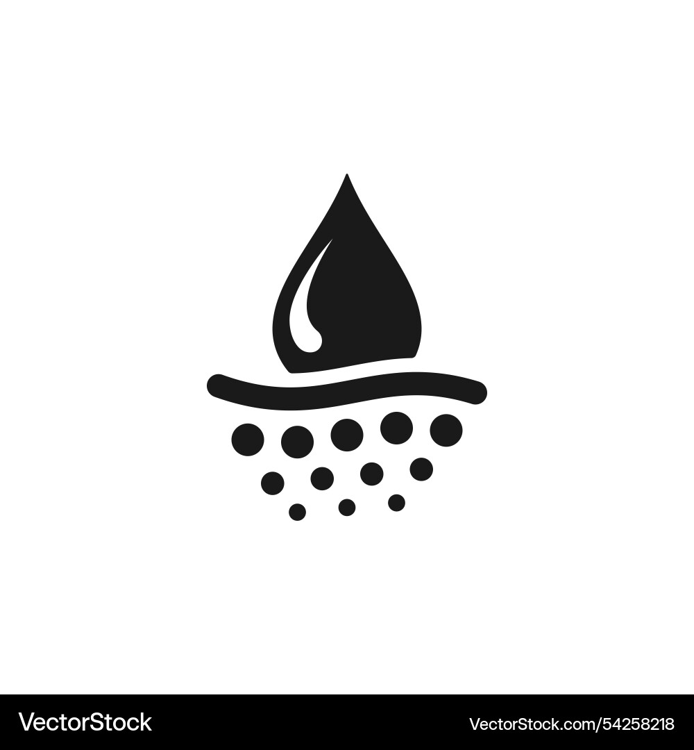 Absorbent icon or symbol isolated Royalty Free Vector Image