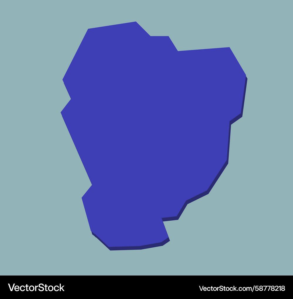 Shamli District Map, Uttar Pradesh Royalty Free Vector Image