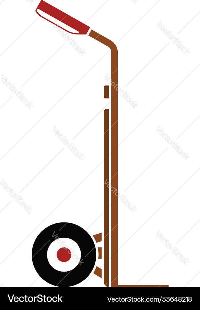 Warehouse trolley icon Royalty Free Vector Image